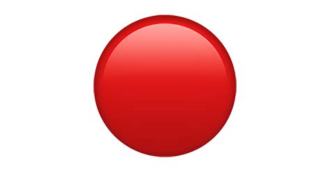 🔴 Rode Cirkel Emoji — Betekenis En Gebruik
