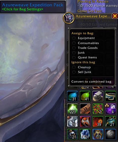 Arkinventory Question Retail Ui And Macro World Of Warcraft Forums