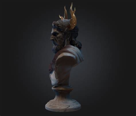3d File Hades Bust Stlobjglbfbx 👤 ・template To Download And 3d Print・cults