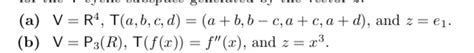 solved for each linear operator t and cyclic subspace w in