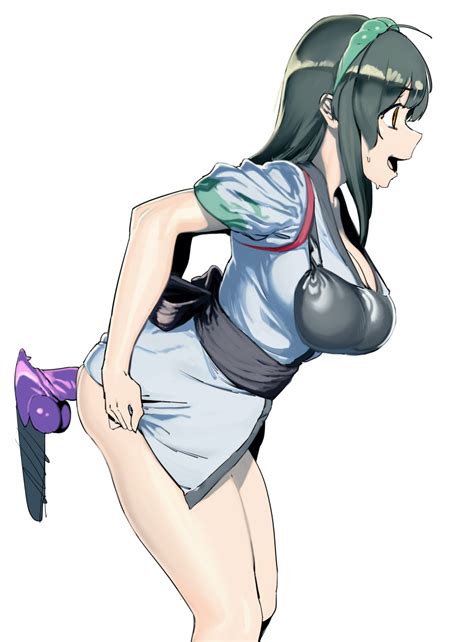 Rule 34 Absurdres Anal Anal Object Insertion Black Sash Bottomless