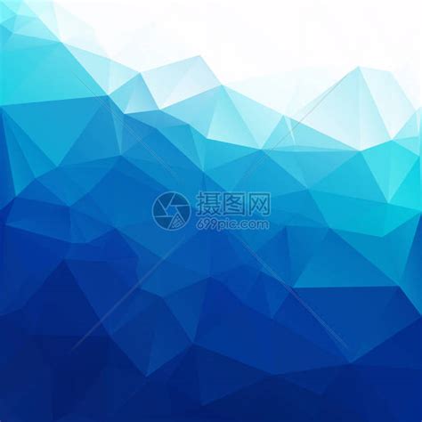 蓝色多边形镶嵌背景创意设计模板插画图片下载 正版图片402413071 摄图网
