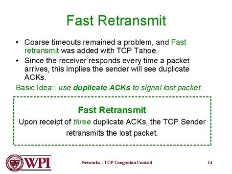 TCP Congestion Control Networks TCP Congestion Control