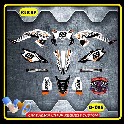 Decal KLX BF Desain Decalcore