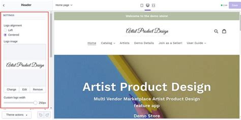 How To Add Logo On Shopify Ecomheroes Ecomheroes