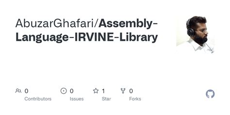 Github Abuzarghafari Assembly Language Irvine Library
