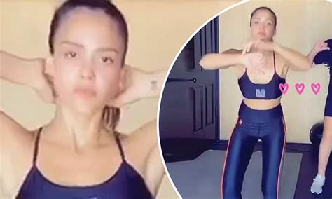 Jessica Alba Looks Youthful As She Nails Another Tiktok Dance With Her