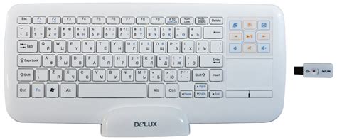 Беспроводная клавиатура Delux DLK-2880G — Delux