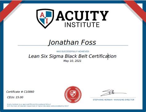 Jonathan Foss On Linkedin Certified Leansixsigmablackbelt