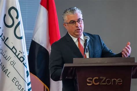 Vyron Vasileiadis Meets Suez Canal Economic Zone Chairman Walid Gamal