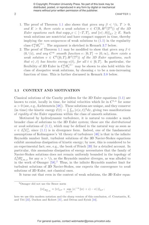 Intermittent Convex Integration For The 3d Euler Equations Princeton University Press