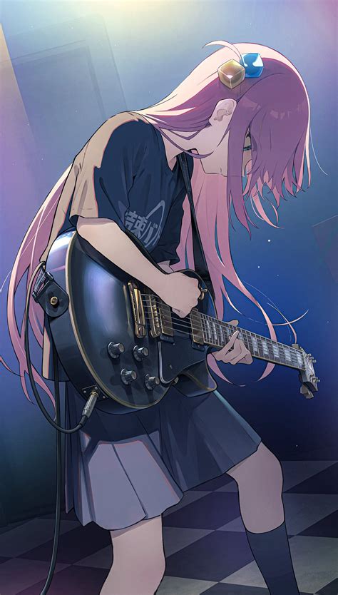 Maid Bocchi Bocchi The Rock Rawwnime
