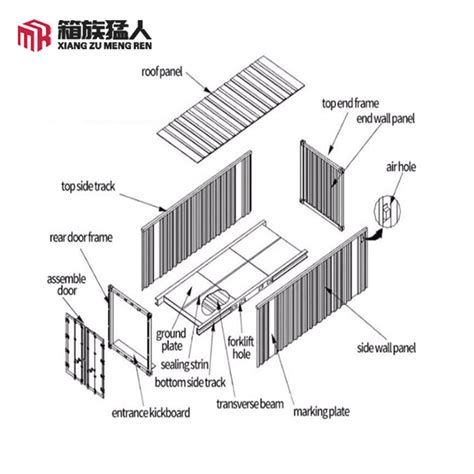 china customized movable expandable emergency modular container house