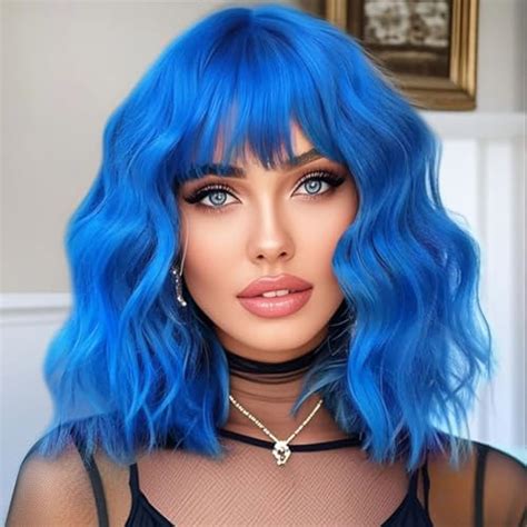 Afro Curly Wigs With Bangs For Black Women Kinky Curly