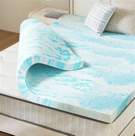 Queen Size Cooling Gel Two Inch Memory Foam Mattress Topper Artofit