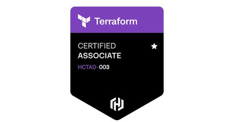 Hashicorp Certified Terraform Associate 003 Credly