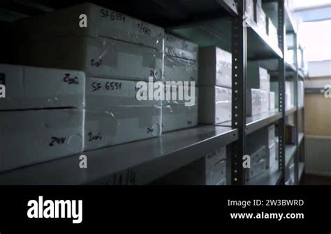 Warehouse Of Spare Parts And Components Of Industrial Electronics