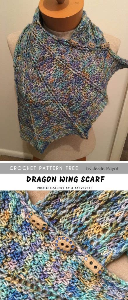 Dragon Wing Cowl Crochet Pattern