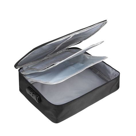 Органайзер для хранения документов А4 с кодовым замком Портфель для бумаг Папка на молнии с