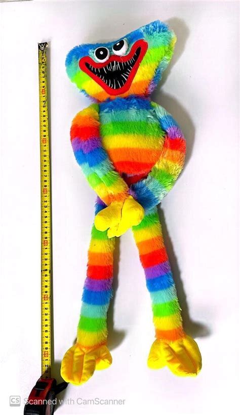 Huggy Wuggy Plush Toy Rainbow Cm
