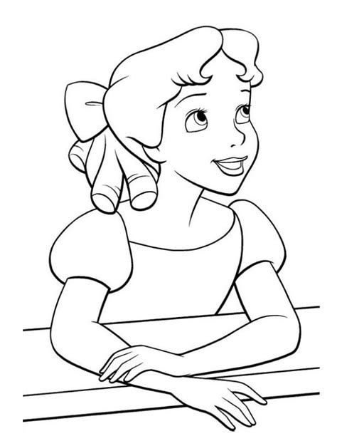 피터팬 색칠공부 프린트 자료 캐릭터 색칠하기 네이버 블로그