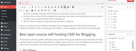 Top Free Open Source Blogging Platforms Or Cms In