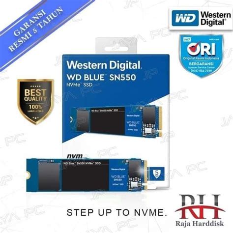 Jual SSD WD Blue 500GB SN550 M 2 NVMe Di Seller Raja Harddisk Mangga Dua Selatan Kota Jakarta