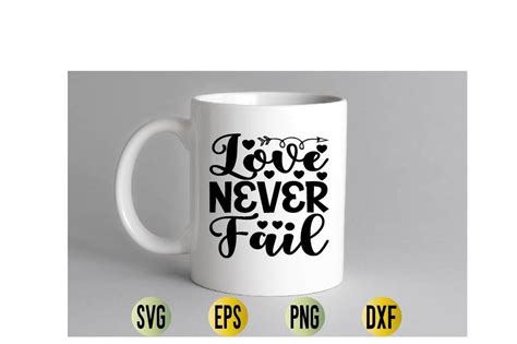 Love Never Fail Svg Design Graphic By Rashedul Design Store · Creative