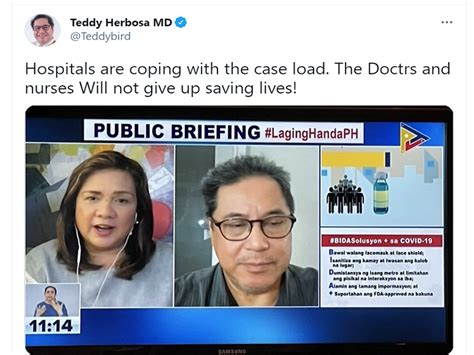 Pilipinas Hindi Pa Bigo Sa Laban Nito Kontra COVID 19 Ayon Kay Dr