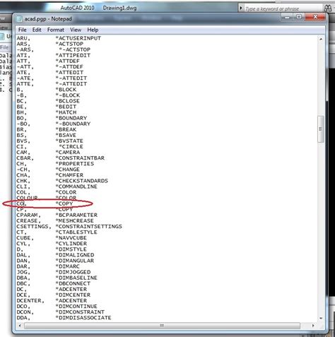 Merubah Kode Perintah Dalam Autocad Share Your Experience