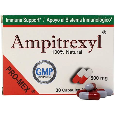 Ampitrexyl Ampitrexyl 500mg Capsules 30 Count Pack Of 24
