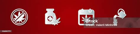 세트 중지 마리화나 의료 병 달력 및 물뿌리개 아이콘 벡터 0명에 대한 스톡 벡터 아트 및 기타 이미지 0명 건강 진단 건강한 생활방식 Istock