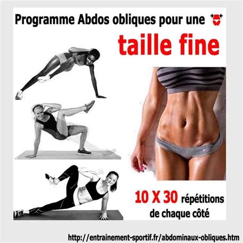 programme abdos obliques pour une taille fine et marquée Abdominaux