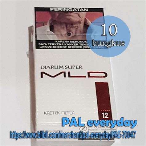 Jual Rokok Djarum Super MLD PUTIH 12 1 Slop 10 Bungkus 12 Batang