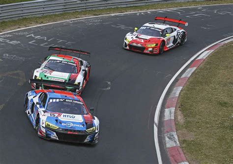 24h Nürburgring Sieben Audi R8 Lms Beim 24 Stunden Jubiläum