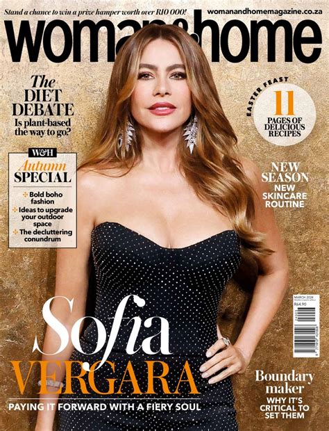 Sofia Vergara In Woman And Home South Africa March 2024 Hawtcelebs