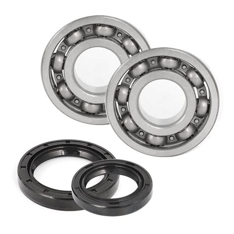 Main Crank Shaft Bearings And Seals Kit For Honda Cr250 Cr500 Trx250r
