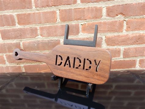 Wood Spanking Paddle Daddy Bdsm Etsy