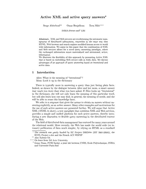 pdf active xml and active query answers