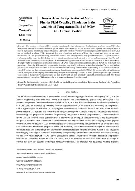 pdf research on the application of multi physics field coupling