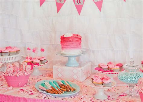 Pink Ombre Birthday Party Ideas Photo 1 Of 25 Catch My Party