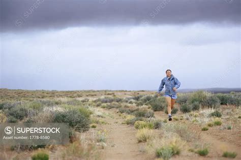 Woman Runnning Superstock