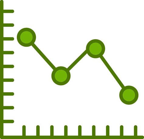 Line Graph Vector Icon Vector Art At Vecteezy