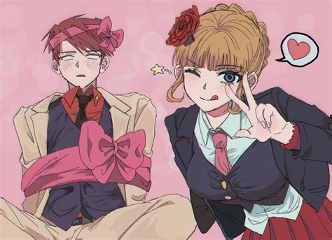 Beatrice And Ushiromiya Battler Umineko No Naku Koro Ni Drawn By