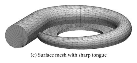 Steps Of Volute Geometry The Surface Mesh And Spline Representation