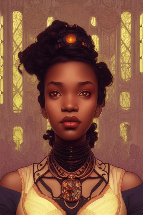 Pixar Disney Stan Lee Porträt Der Schönen Braunen Haut Gothic Herzogin