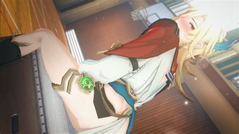 Rule 34 Bare Legs Bare Thighs Blonde Hair Exhibitionism Gay Genshin