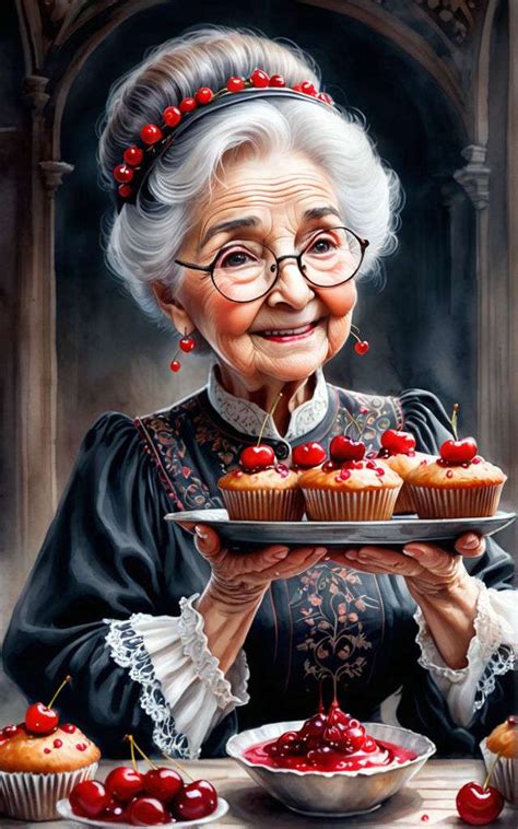 La Abuela Hornea Muffins Rompecabezas En Línea