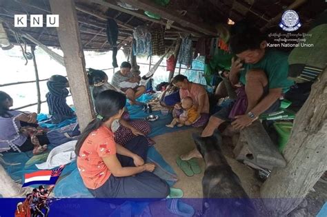 နတ်သံကွင်းဒေသခံများကို စစ်ကောင်စီမှ ဖိအားပေး ပြောင်းရွှေ့ခိုင်းသောကြောင့် ပြည်သူ ၅၀၀၀ ကျော်ထွက်ပ