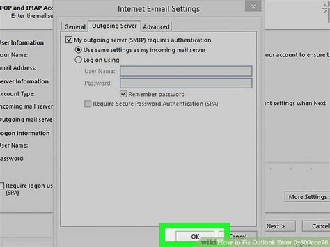 3 Ways To Fix Outlook Error 0x800ccc78 WikiHow